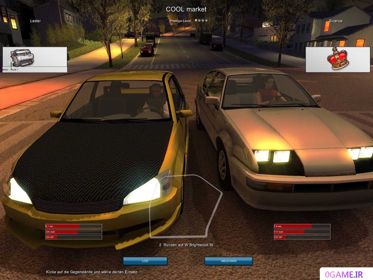 دانلود بازی مسابقات خیابانی (L.A. Street Racing) نسخه کامل برای کامپیوتر