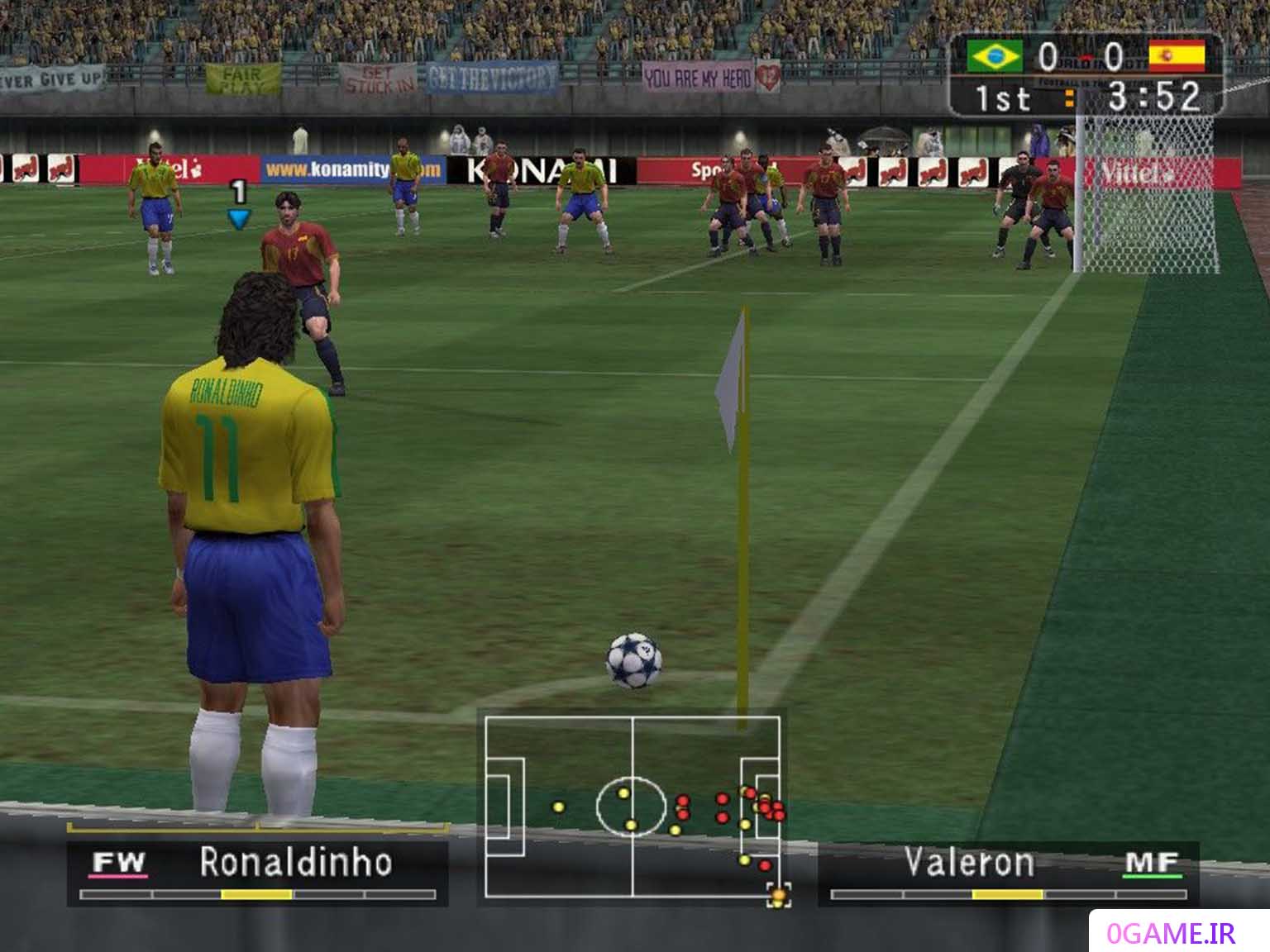 دانلود بازی فوتبال تکاملی حرفهای 3 Pro Evolution Soccer نسخه کامل