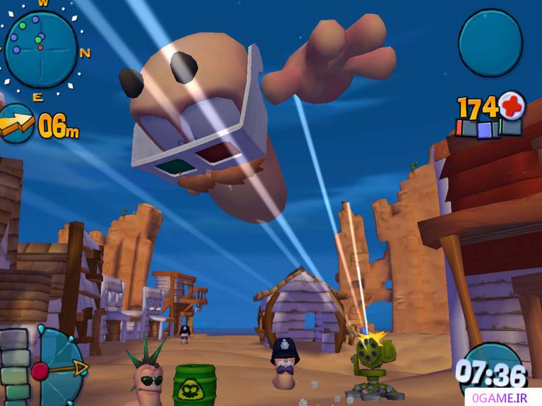 دانلود بازی کرم‌ها ۴: میهم (Worms 4: Mayhem) نسخه کامل برای کامپیوتر