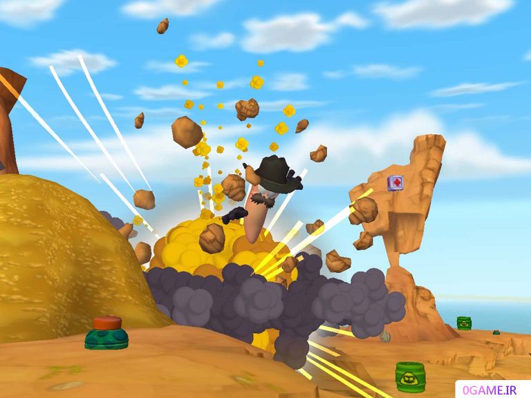 دانلود بازی کرم‌ها ۴: میهم (Worms 4: Mayhem) نسخه کامل برای کامپیوتر