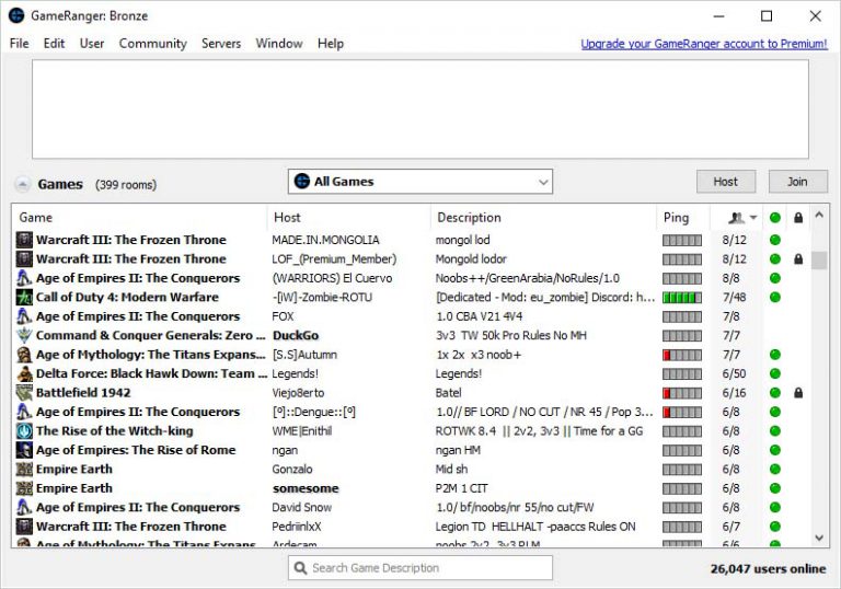 دانلود نرم افزار گیم رنجر (GameRanger) نسخه کامل برای کامپیوتر
