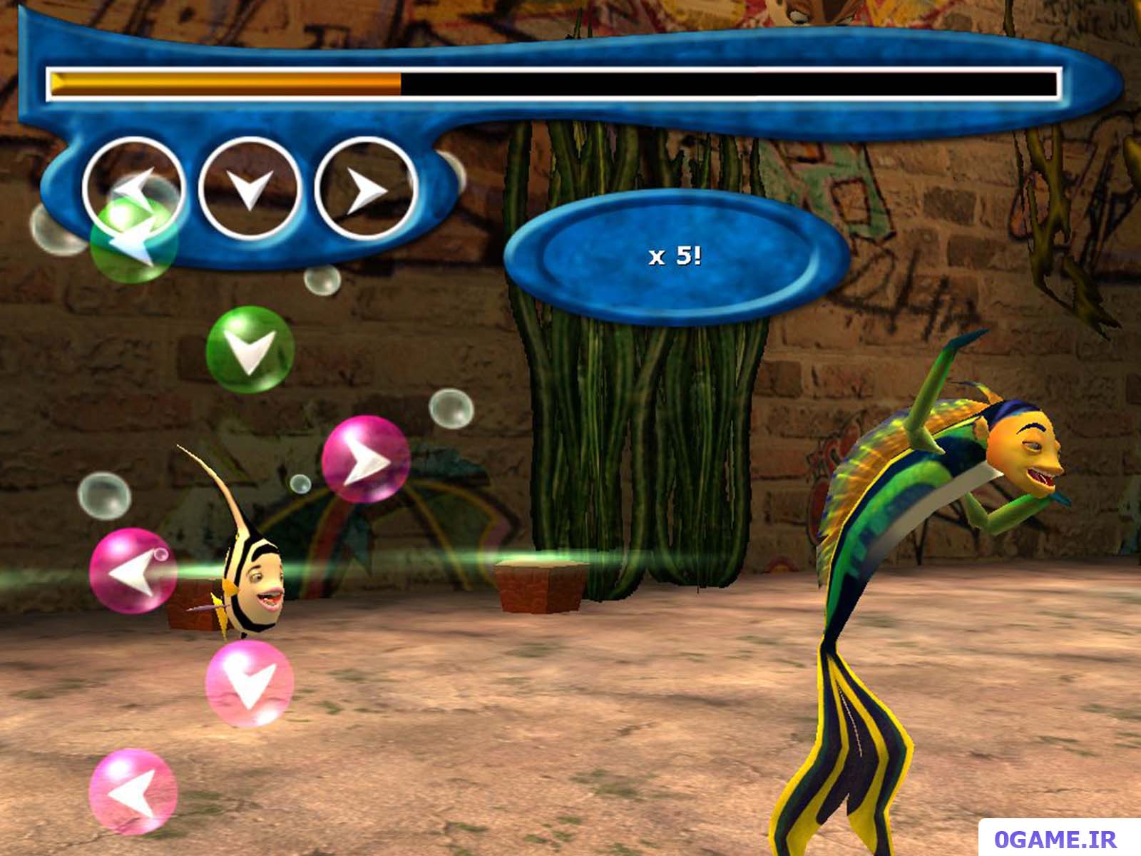 دانلود بازی داستان کوسه (Shark Tale) نسخه کامل برای کامپیوتر