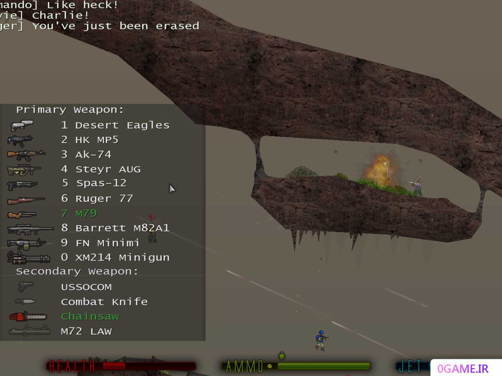 دانلود بازی سرباز (Soldat) نسخه کامل برای کامپیوتر